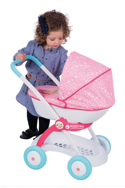 Коляска Smoby Toys Дісней Принцеси з люлькою і кошиком (254102 ...