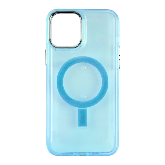 Чохол TPU Lollipop with Magsafe для iPhone 12/12 Pro Колір Light Blue ...