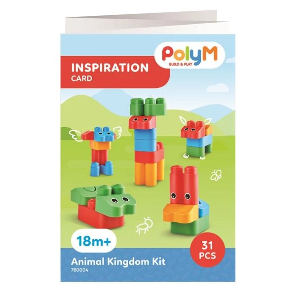 Конструктор PolyM Царство звірять 31 деталей (760004) – іграшки з доставкою від ROZETKA