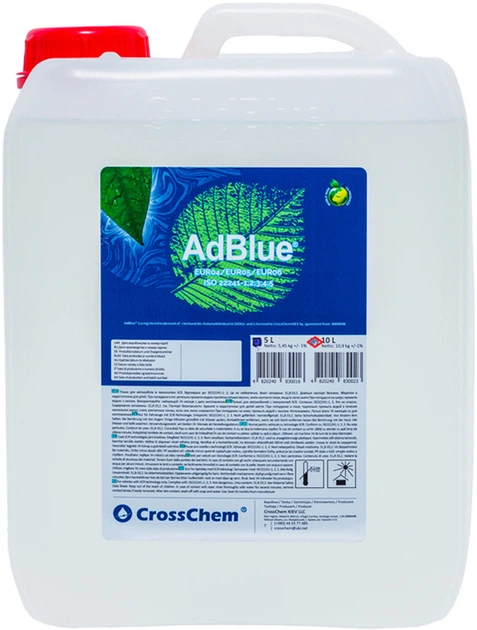 Реагент CrossChem AdBlue NOx для зниження викидів оксидів азоту 10 л ...