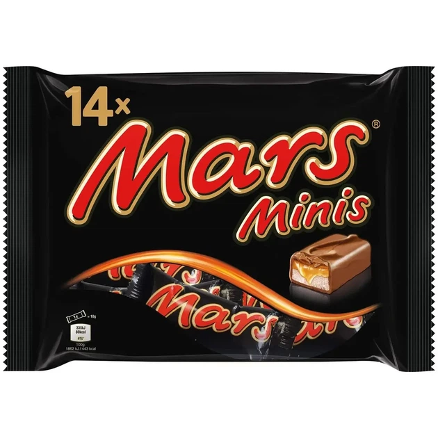 Батончики Mars Minis 14 шт 275 г – купити в Україні - ROZETKA. Ціни на ...