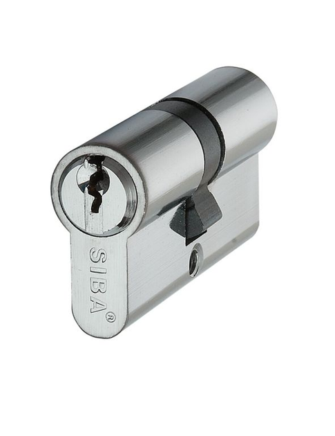 Цилиндр 90 Мм (35X55) Ключ-Ключ 3 Кл Хром 12190/Cк Siba 30.10.50 /Ck 3K ...