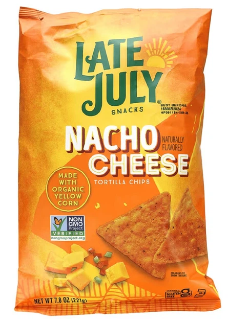 Чіпси Late July Tortilla Chips Nacho Cheese 221г від продавця ...