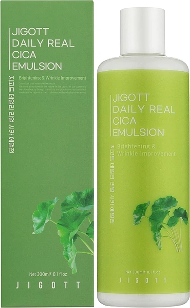 Заспокійлива емульсія з азіатською центелою - Jigott Daily Real Cica Emulsion 300ml (1138939 ...