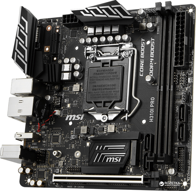 Материнская плата MSI H310I Pro (s1151, Intel H310, PCI-Ex16) – фото ...