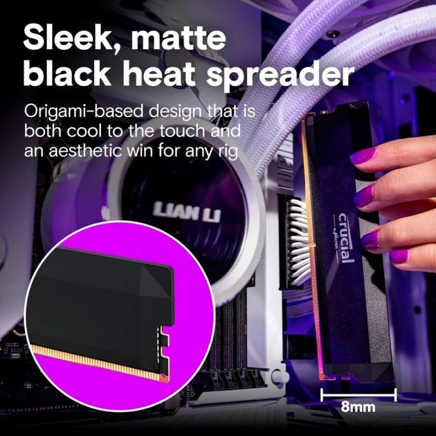 Модуль памяти Micron (Crucial) DDR5 32GB 6400 MHz Pro Overclocking ...