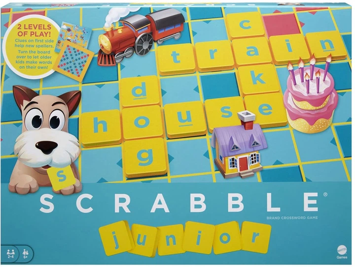 Настольная игра Mattel Junior Scrabble (французское издание ...