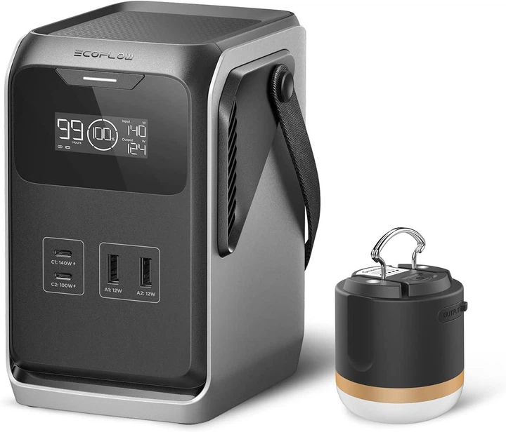 Зарядная станция EcoFlow TRAIL 200 DC 60000 mAh 192Wh LiFePO4 з LED ...