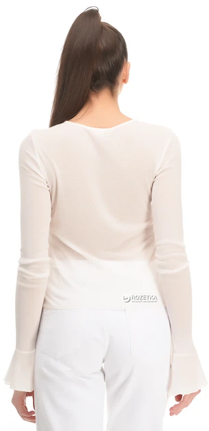 Лонгслив Zara 5644/040/251 L Белый (05644040251043) – Брендовая одежда ...