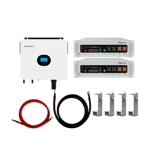 Комплект інвертор із акумулятором Growatt SPF 6000 ES Plus + Pytes V5 ...