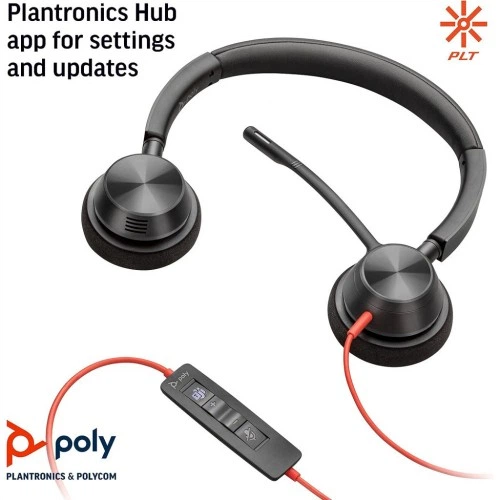 Навушники Poly Blackwire 3320-M USB-A/C (8X220AA) Poly 8X220AA 921591 ...