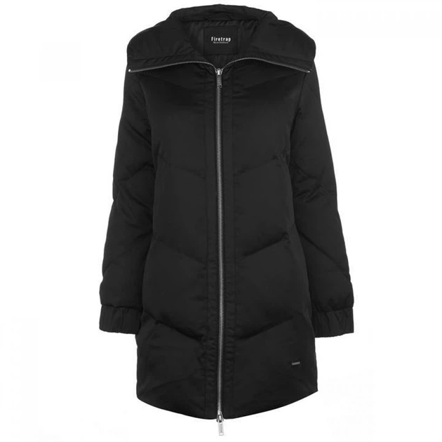 Зимняя куртка Firetrap Longline Puffer Black, M (10082363) от продавца ...