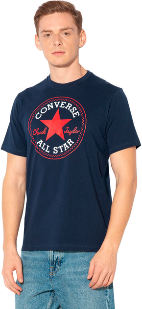 Футболка хлопковая длинная мужская Converse All Star Mens 10007887-467 ...