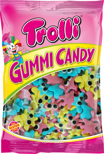Конфеты жевательные Trolli Клякса 1 кг (8436036189730) – купить в ...