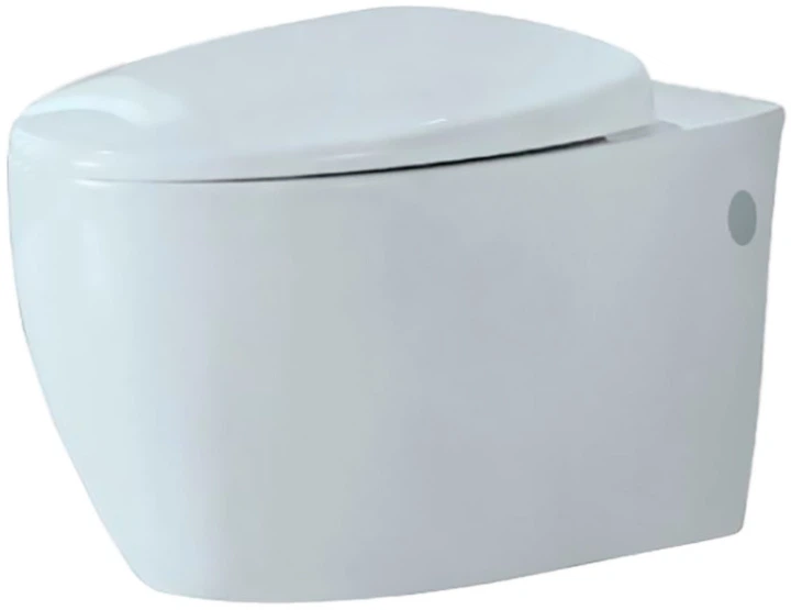 Унитаз подвесной JAQUAR Vignette Rimless VGS-WHT-81953 с сиденьем Soft ...