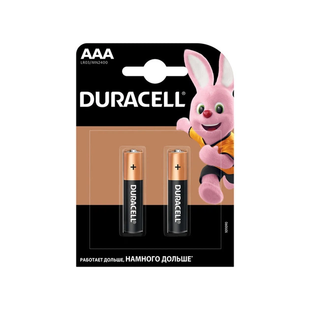 Батарейки Duracell AAA LR03 MN2400 2 шт 81545417 – фото, отзывы ...