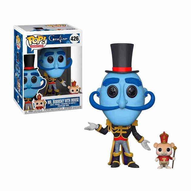 Фігурка Funko Pop Пан Бобінскі з Мишкою Mr Bobinsky With Mouse Кораліна в Країні Кошмарів 32825