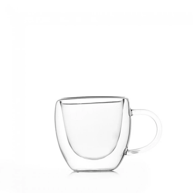 Чашка еспрессо с двойными стенками (двойным дном) 90 мл Хозяюшка UA ...