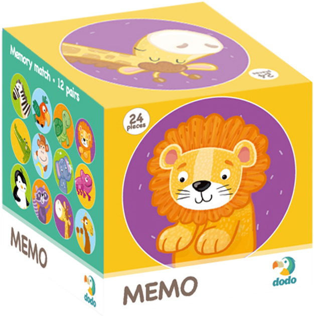 Настольная мемо - игра DoDo Дикие Животные (300157) (4820198240929 ...
