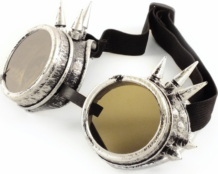 Очки Seta Decor Гогглы Steampunk 19-118SL Серебристые (2000047536010 ...