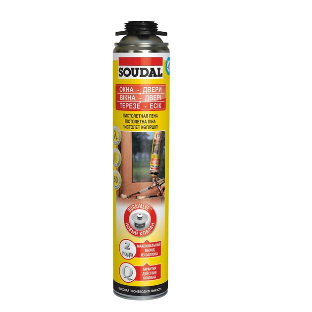 Монтажная Пена Под Пистолет 750 мл Soudal Gunfoam – низкие цены, кредит ...