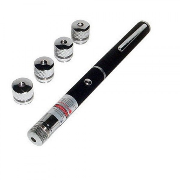 Зеленая лазерная указка 5 в 1 Green Laser pointer + 5 насадок TAIV ...
