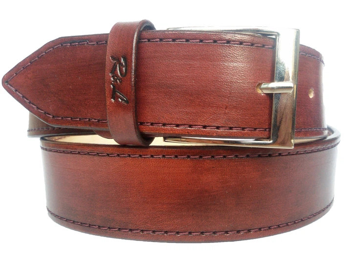 Кожаный ремень Roman&Litvin Без рисунка 88 см Махагон от продавца: Roman&Litvin – в интернет ...