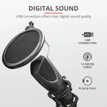 Мікрофон Trust GXT 232 Mantis Microphone (22656) – фото, відгуки ...