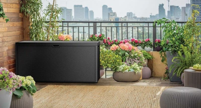 Ящик для зберігання Keter Emily Box 270 л Сірий (7290112634597 ...