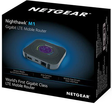 Wi-Fi роутер Netgear MR1100 Nighthawk M1 LTE Black (MR1100-100EUS ...