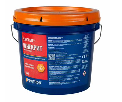 Гідроізоляційна суміш Пенекріт (Penecrete Mortar) 5 кг – фото, відгуки ...