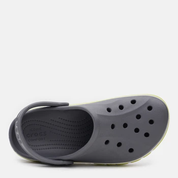 Чоловічі крокси Crocs Bayaband Clog 205089-0A3 42-43 (M9/W11) 27 см Slate Grey/Lime Punch ...