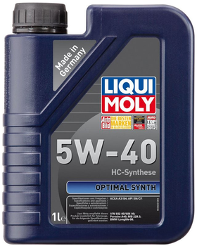 Моторна олива Liqui Moly Optimal Synth 5W-40 1 л (3925) – фото, відгуки ...