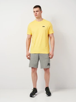 Футболка бавовняна довга чоловіча Puma Ess 2 Color Small No. 1 Logo Tee ...