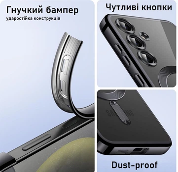 Чохол Fiji Chrome для Samsung Galaxy S24 Plus (S926) з MagSafe та ...