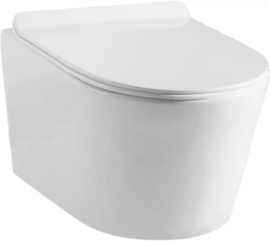 Унітаз підвісний DEVIT Project 2.0 Clean Pro безобідковий зі сидінням Soft Close Quick-Fix ...