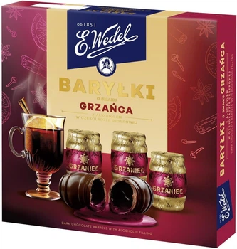 Цукерки з Алкогольною начинкою E.Wedel Happy Barrels Mulled Wine ...
