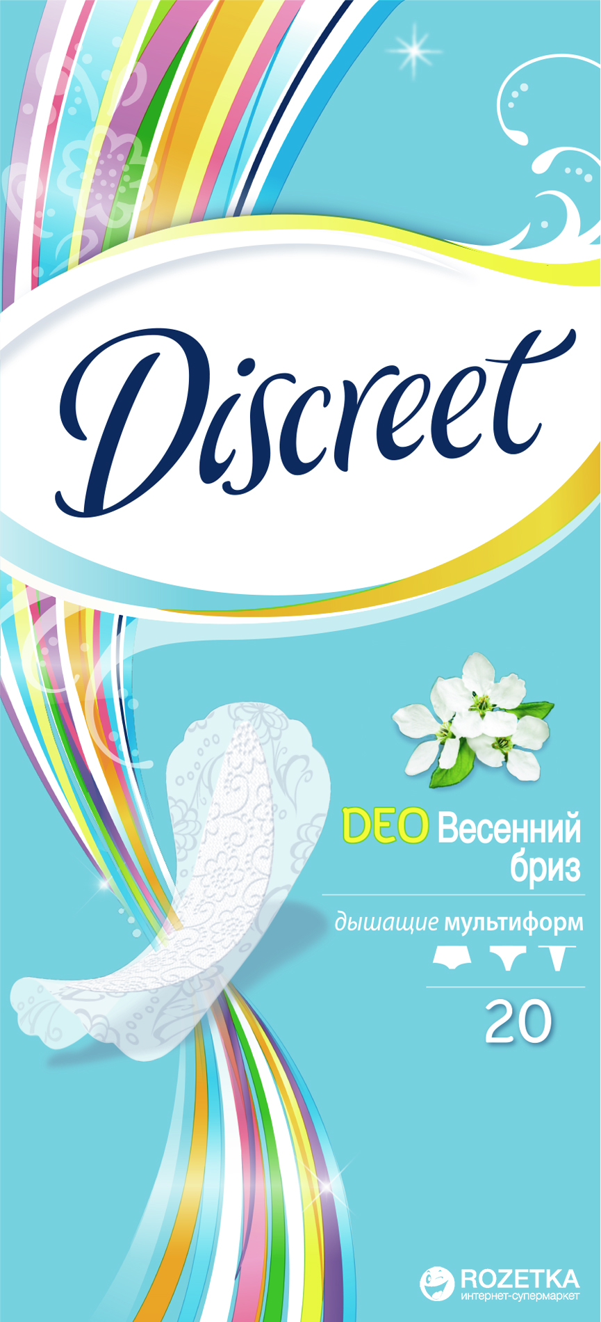 ROZETKA | Ежедневные гигиенические прокладки Discreet Deo Ocean Breeze ...