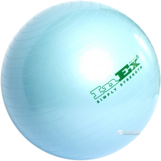 Гимнастический мяч Inex Swiss Ball 55 см Blue (INBU22LB5500) – фото ...