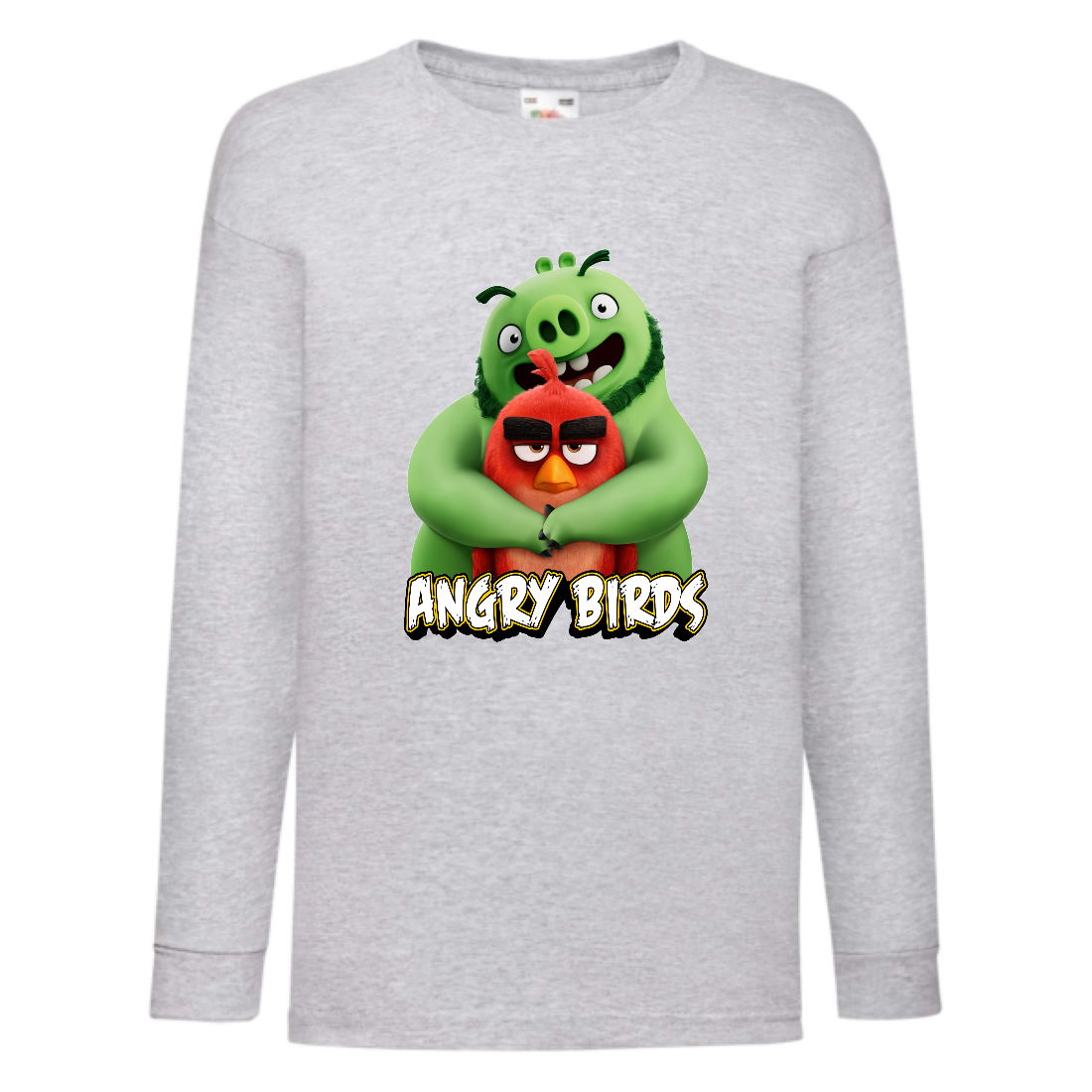 Лонгслив реглан Энгри бердз 2 (Angry Birds) серая (ANB gr 02) 152 см от ...