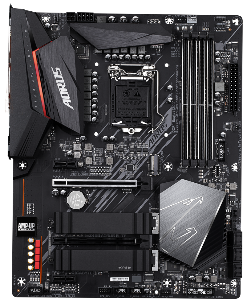 Материнская плата Gigabyte Z490 Aorus Elite (s1200, Intel Z490, PCI ...