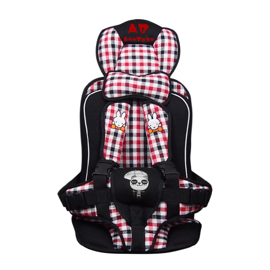 Автокресло детское бескаркасное Ann Baby красная клетка – фото, отзывы ...
