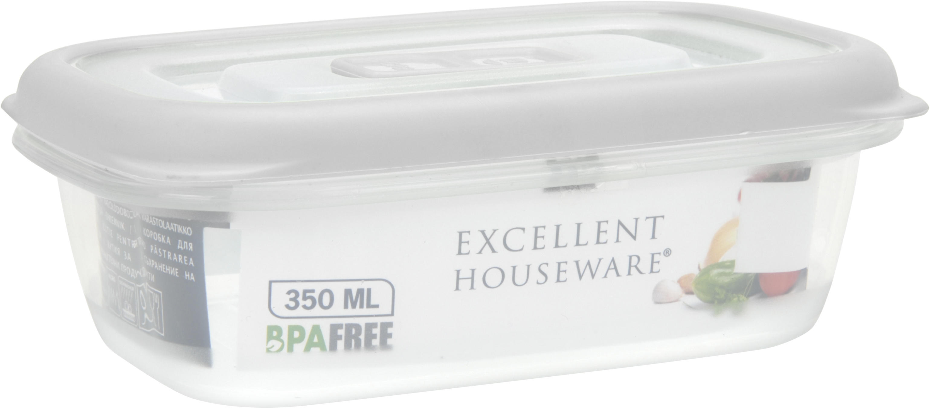Харчовий контейнер прямокутний Excellent Houseware 350 мл (030000240 ...