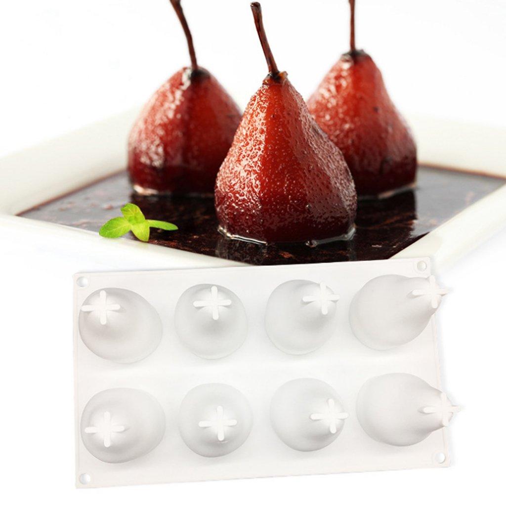 Силиконовая форма для евродесертов, "Pear" форма для муссовых тортов и ...