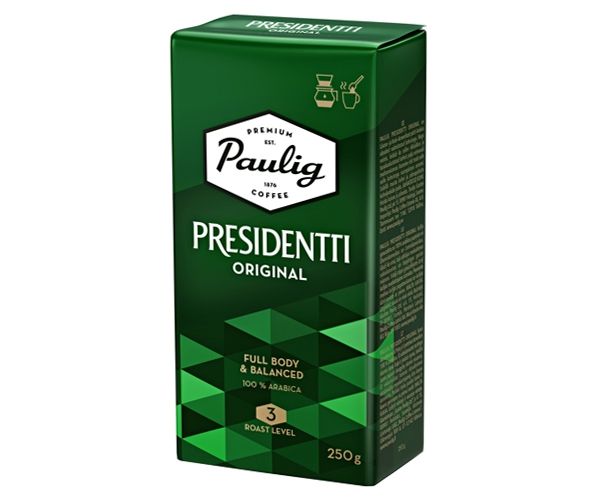 Купить Кофе Paulig Presidentti Original молотый 250 г – ROZETKA ...