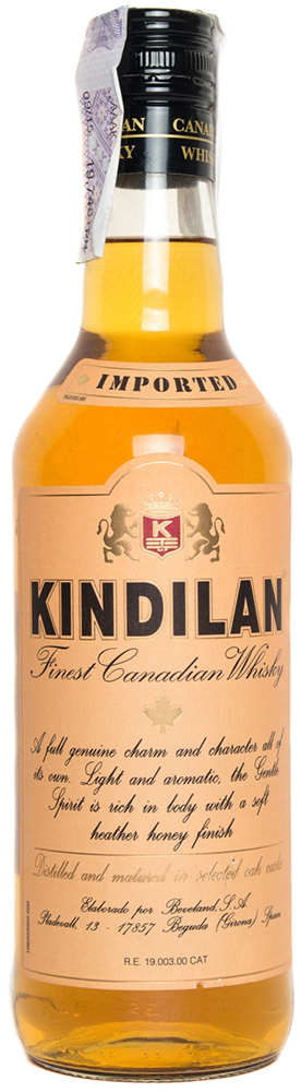 Виски Kindilan Канадиан 3 года выдержки 0.7 л 40% (8410889610702 ...