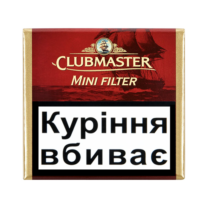 Сигариллы (мини-сигары) Clubmaster Mini Red Filter 20 шт (4000862222400 ...