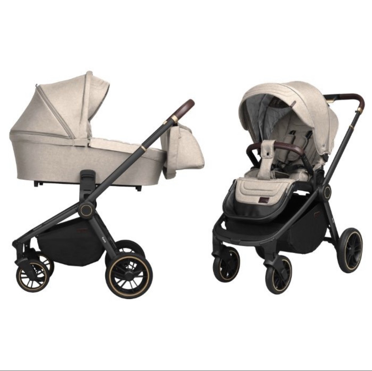 Коляска универсальная CARRELLO Epica CRL-8510/1 (2in1) Almond Beige ...