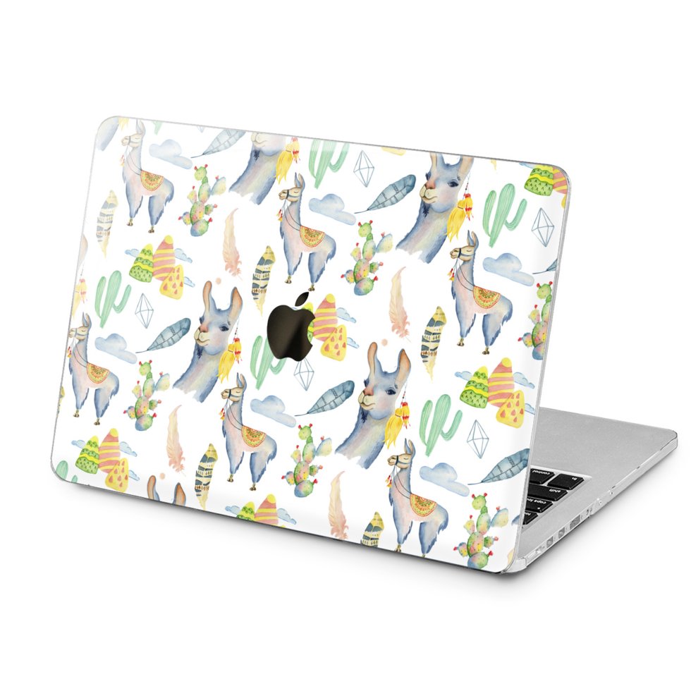 Чехол пластиковый для Apple MacBook (Нежные ламы) Air 13 A1369/A1466 ...