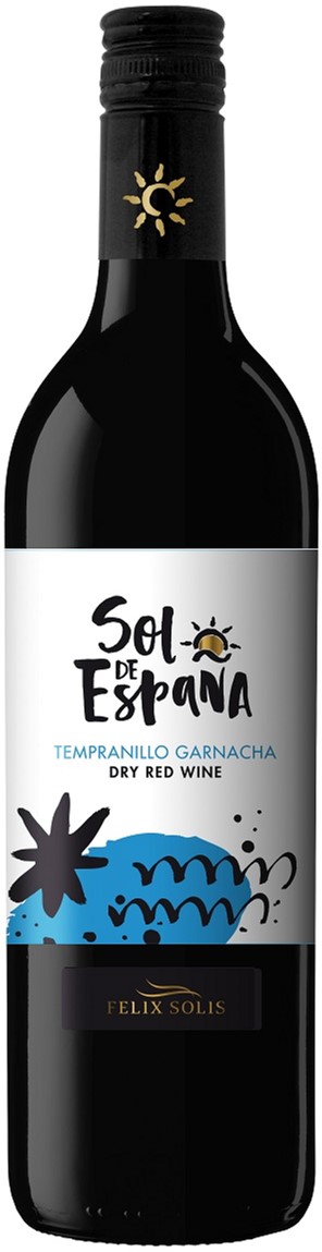 Вино SOL de ESPANA «Темпранильо и Гарнача» красное сухое 0.75 л 12% ...